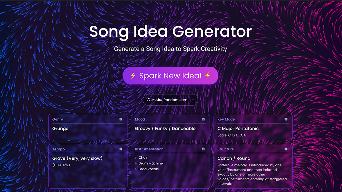 Song Idea Generator | Music Prompts to Inspire Your Next Song